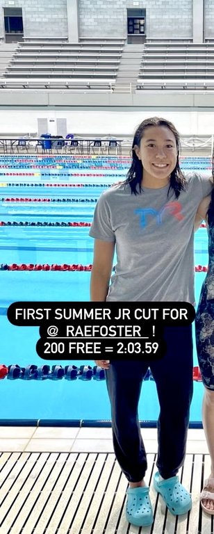 Mia Foster | Swimcloud