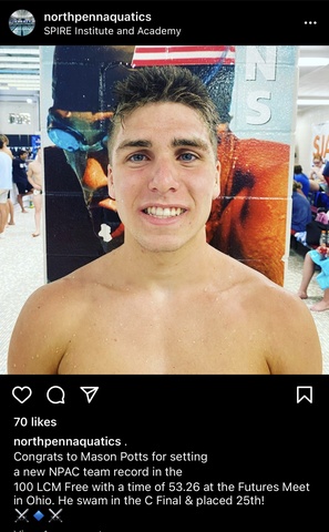 Mason Potts | Swimcloud