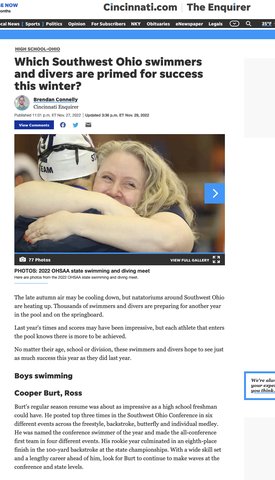 Cooper Burt | Swimcloud