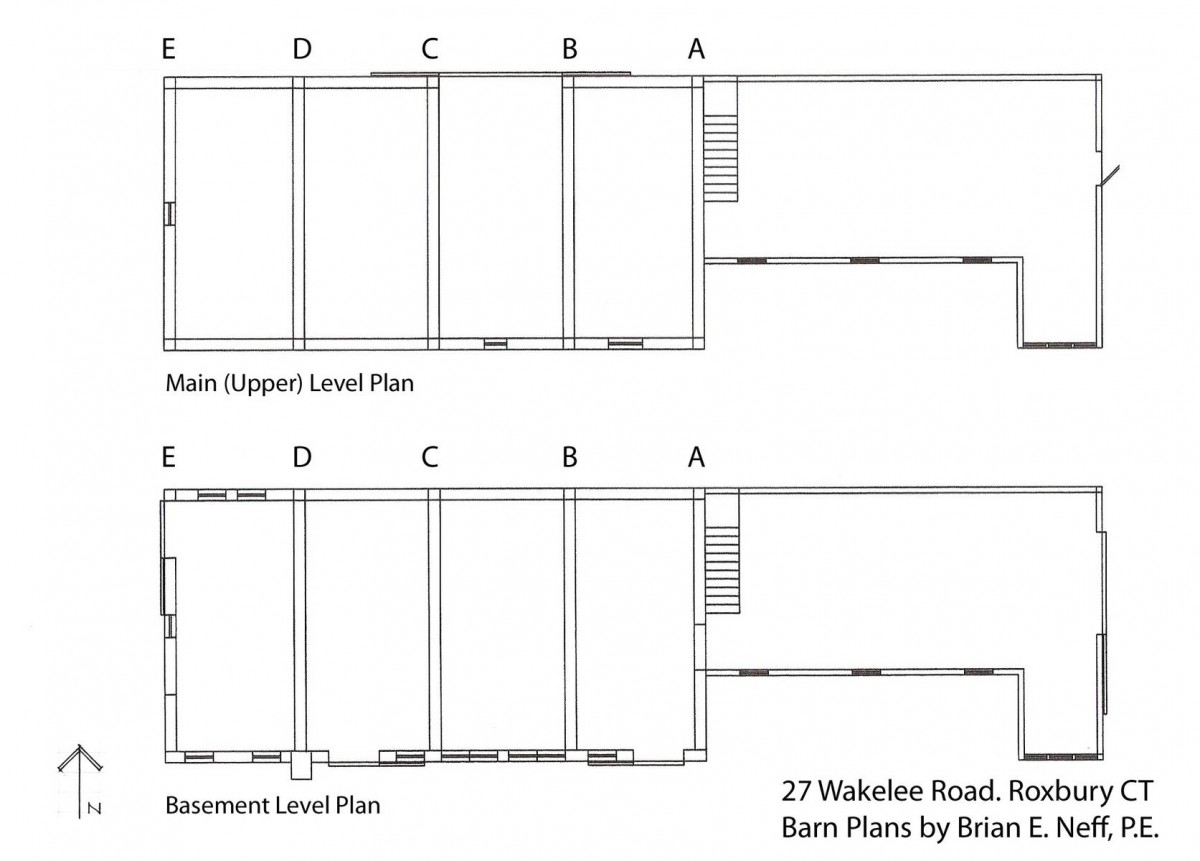 Charles Glover Farmstead/Lacy Barn (27 Wakelee Road, Roxbury (Western ...