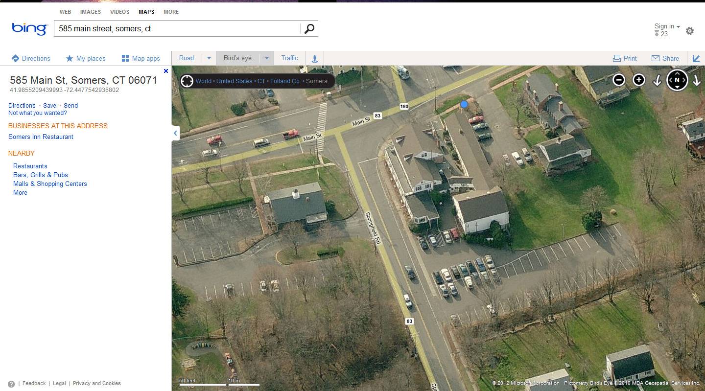 Somers Inn (585 Main Street (Rte 190), Somers (Central Valley ...