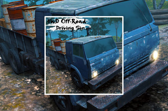 4WD Off-Road Driving Sim - Transport cargo with truck, jeep and vans on ...