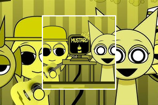 Jogo do Sprunki Mostarda em Jogos na Internet