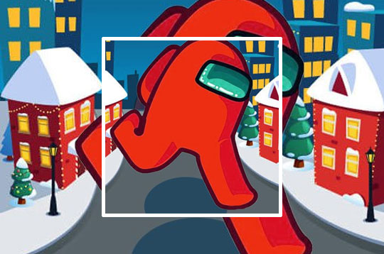Among Us Christmas Run on Culga Games