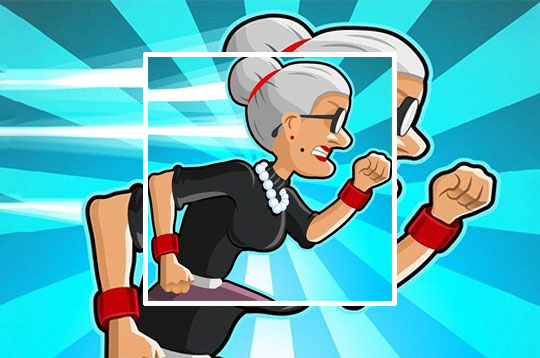 Angry Grandmother Run sur JeuxGratuitJeux