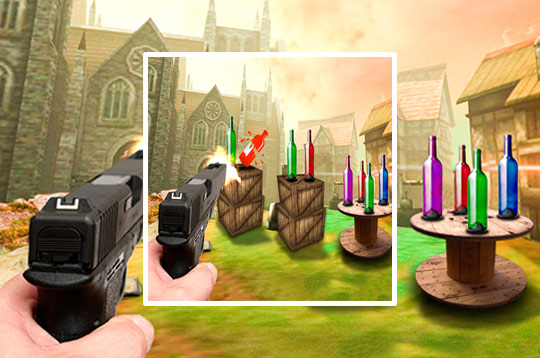 Bootle Target Shooting 3D em Jogos na Internet