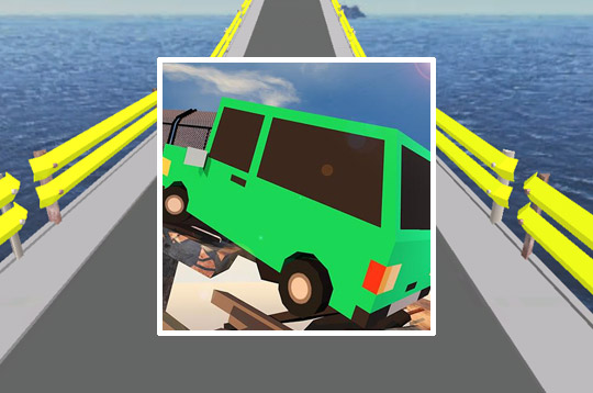 Broken Bridge Car Driving on Culga Games