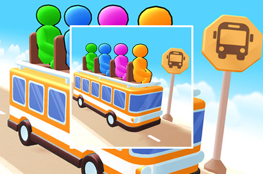 Bus Stop Color Jam sur JeuxGratuitJeux