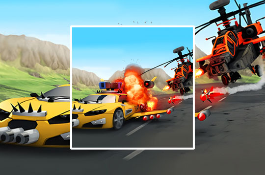 Chaos Road Combat Car Racing sur JeuxGratuitJeux