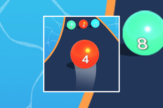 Color Ball Run 2048 on Culga Games