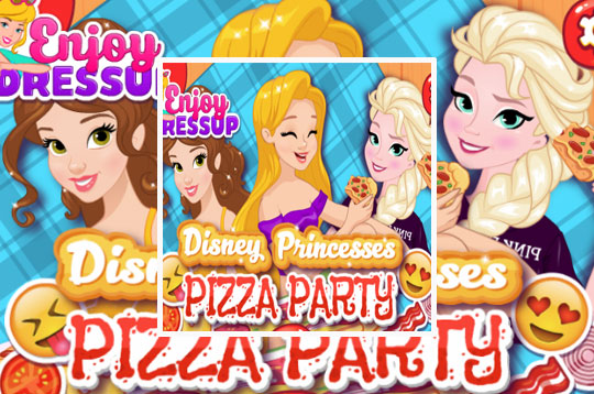 Disney Princesses Pizza Party on Culga Games