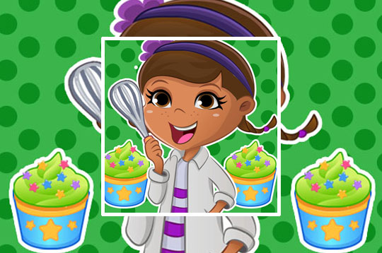 Dottie Doc McStuffins Cupcake Maker on Culga Games