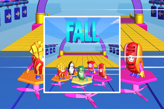 Fall Guys and Fall Girls Knockdown Multiplayer on Culga Games
