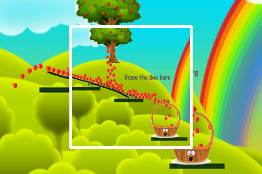 Falling Apples Drawing on Culga Games