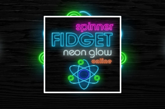 Fidget Spinner Neon Glow Online on Culga Games