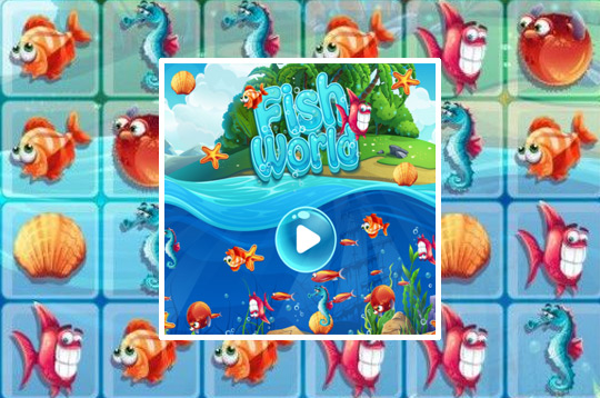 Fish World Match3 sur JeuxGratuitJeux