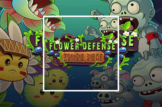 Flower Defense Zombie Siege em Jogos na Internet