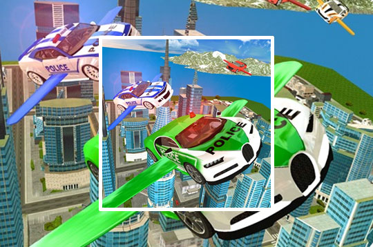 Flying Police Car Simulator on Culga Games