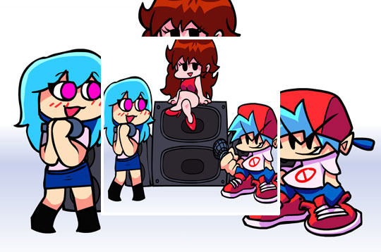 Friday Night Funkin VS Sky Full Week on Culga Games