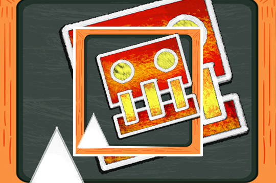 Geometry Dash Blackboard sur JeuxGratuitJeux