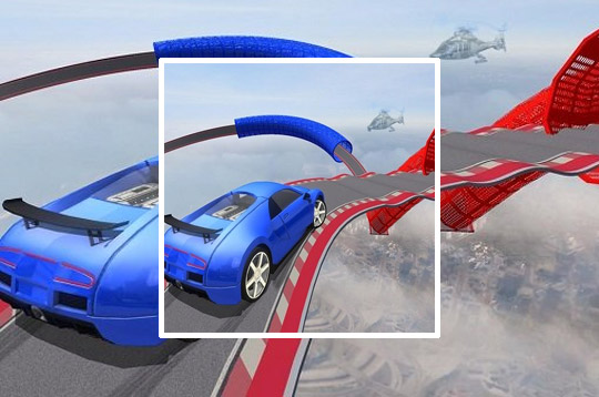 Mega Ramp Stunt Cars on Culga Games