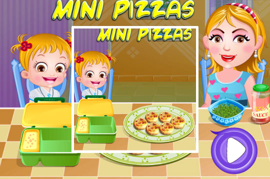 Hazel and Mom's Recipes: Mini Pizzas on Culga Games