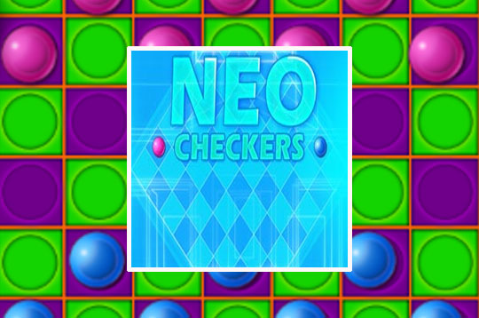 Neon Checkers on Culga Games