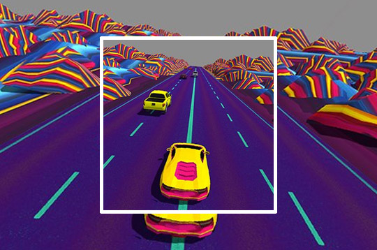 Neon Race Retro Drift on Culga Games