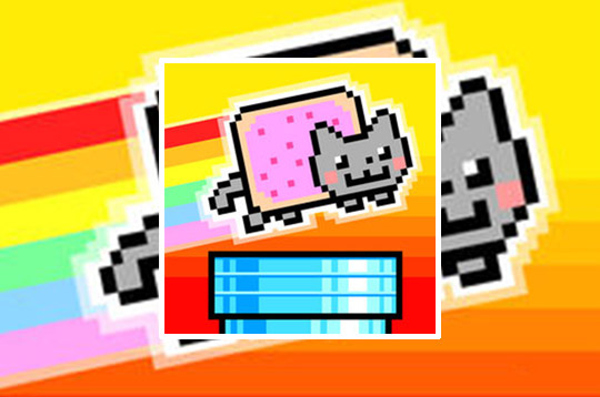 Nyan Cat Flappy on Culga Games