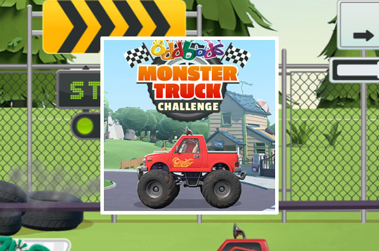 Oddbods Monster Truck on Culga Games