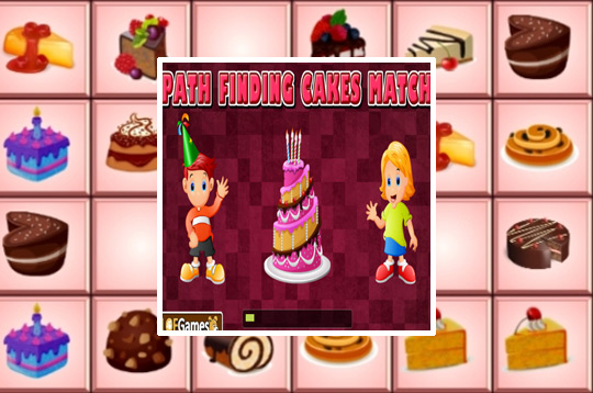 Path Finding Cakes Match on Culga Games