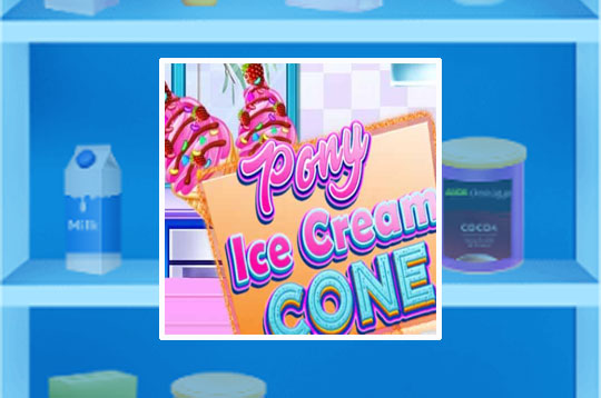 Pony Ice Cream Cone em Jogos na Internet