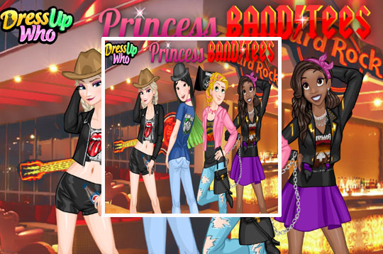 Princess Band Tees on Culga Games