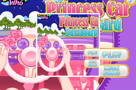 Princess Car Dashboard on Culga Games
