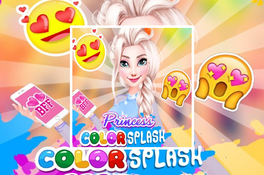 Princess Color Splash Festival on Culga Games