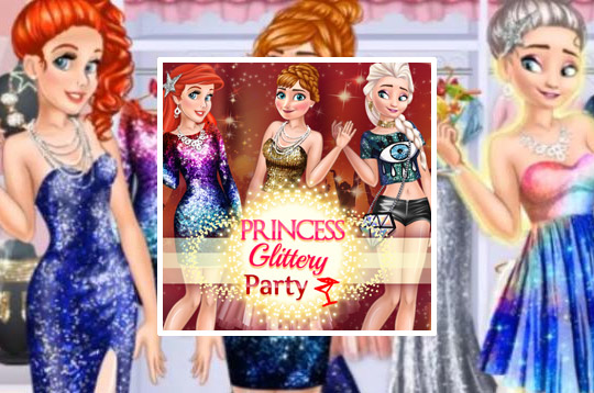 Princess Glittery Party on Culga Games