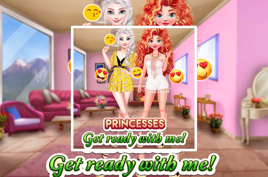 Princesses Get Ready With Me! em Jogos na Internet