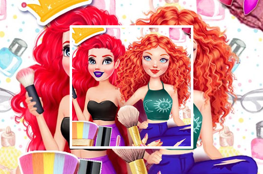 Princesses Makeup Mania sur JeuxGratuitJeux