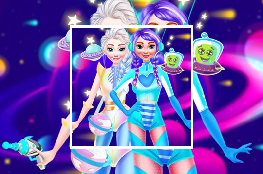Princesses Space Explorers sur JeuxGratuitJeux