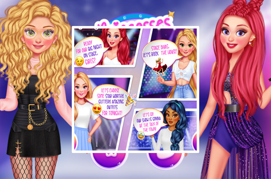 Princesses Stage Divas on Culga Games