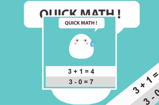 Quick Math sur JeuxGratuitJeux