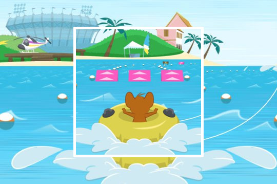 Rubber Ring Race on Culga Games