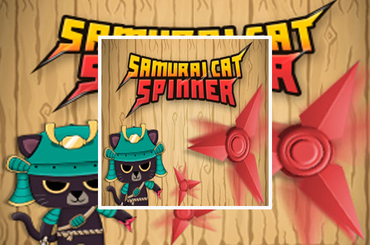 Samurai Cat Spinner on Culga Games