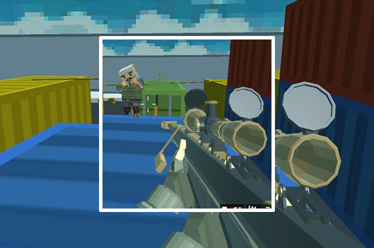 Shooting Blocky Combat Swat GunGame on Culga Games