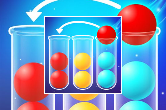 Sort it 3D - Color sorting game on Culga Games