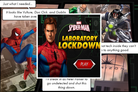Spider-Man: Laboratory Lockdown on Culga Games