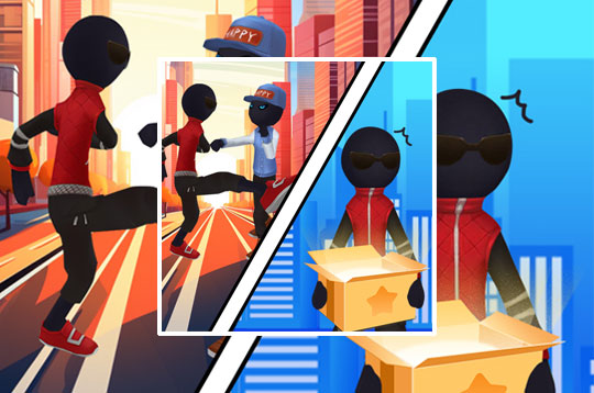 Stick Rope Hero sur JeuxGratuitJeux