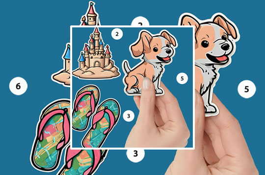 Sticker Book Puzzle Color By Number sur JeuxGratuitJeux