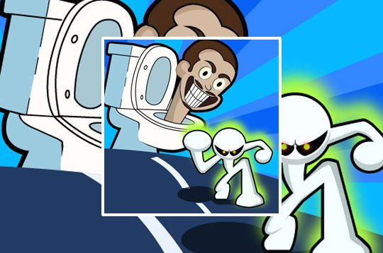 Stickman vs Skibidi Toilet on Culga Games