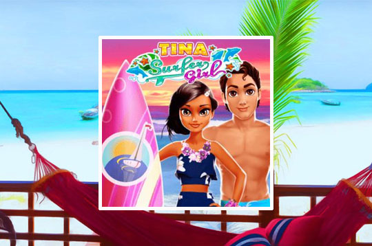 Tina - Surfer Girl on Culga Games